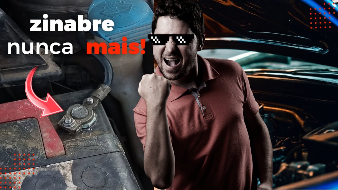 Como resolver zinabre dos conectores e Bateria - YouTube