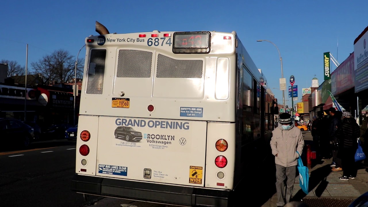 MTA New York City Bus: 2007 Orion VII Gen-2+ Hybrid #6874 on the Q43 ...