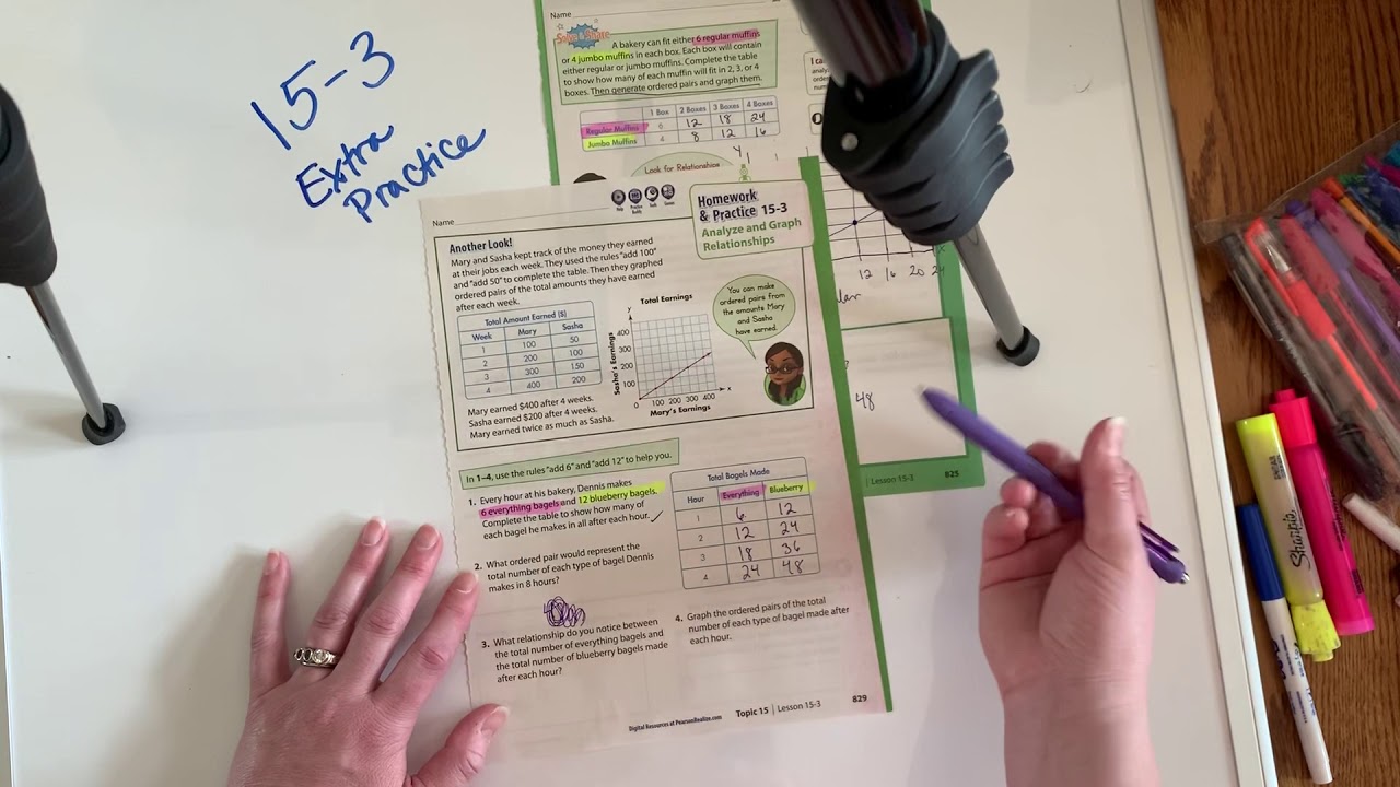 15-3 EXTRA PRACTICE, EnVision Math 2.0, 5th Grade - YouTube