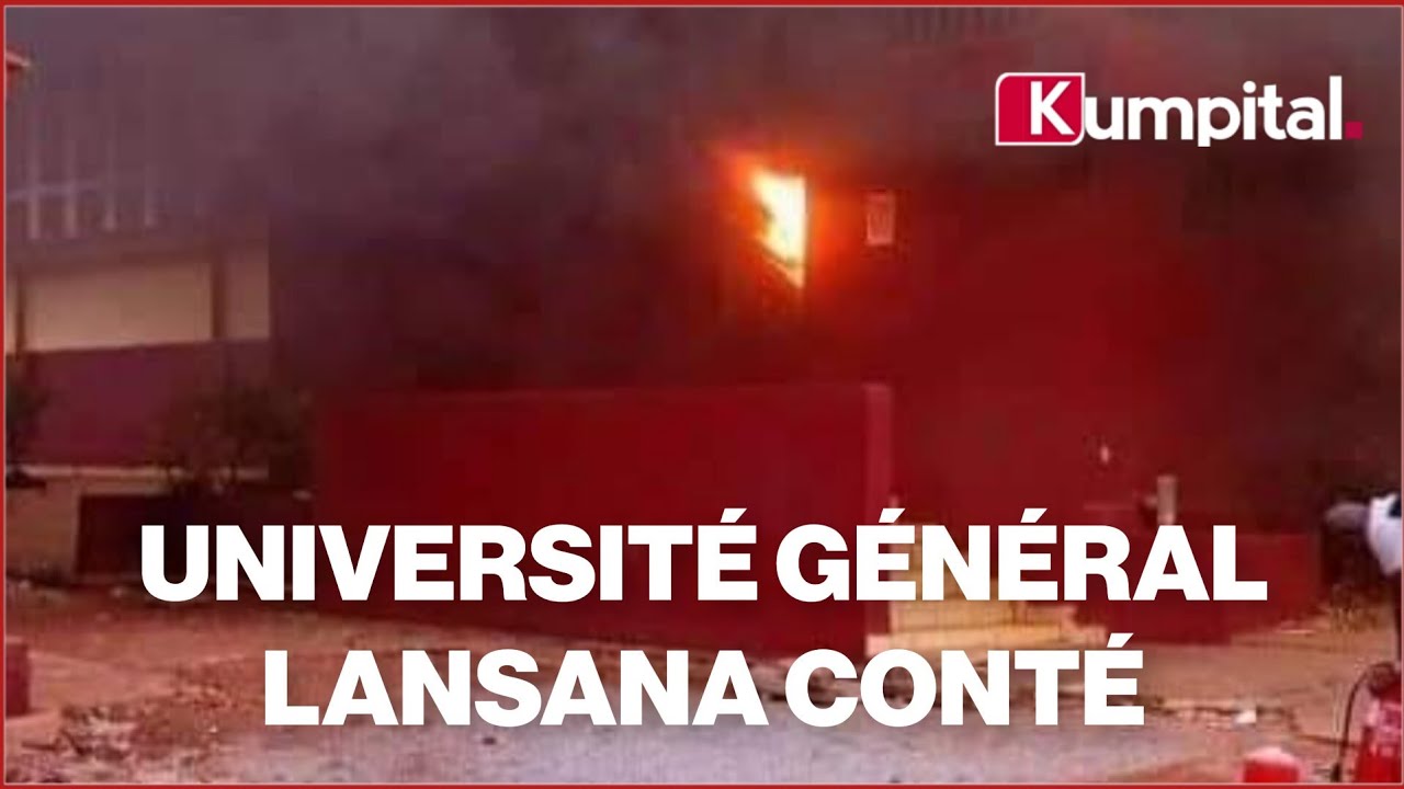 Université Général Lansana CONTÉ 🇬🇳 : Le recteur explique ce qui s'est ...