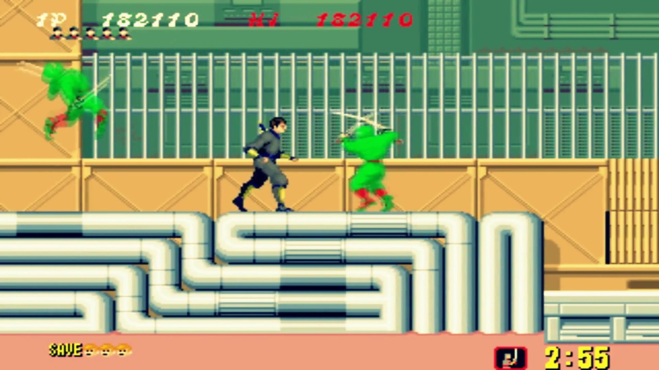 Gameplay Shinobi 1 Arcade juego completo - YouTube