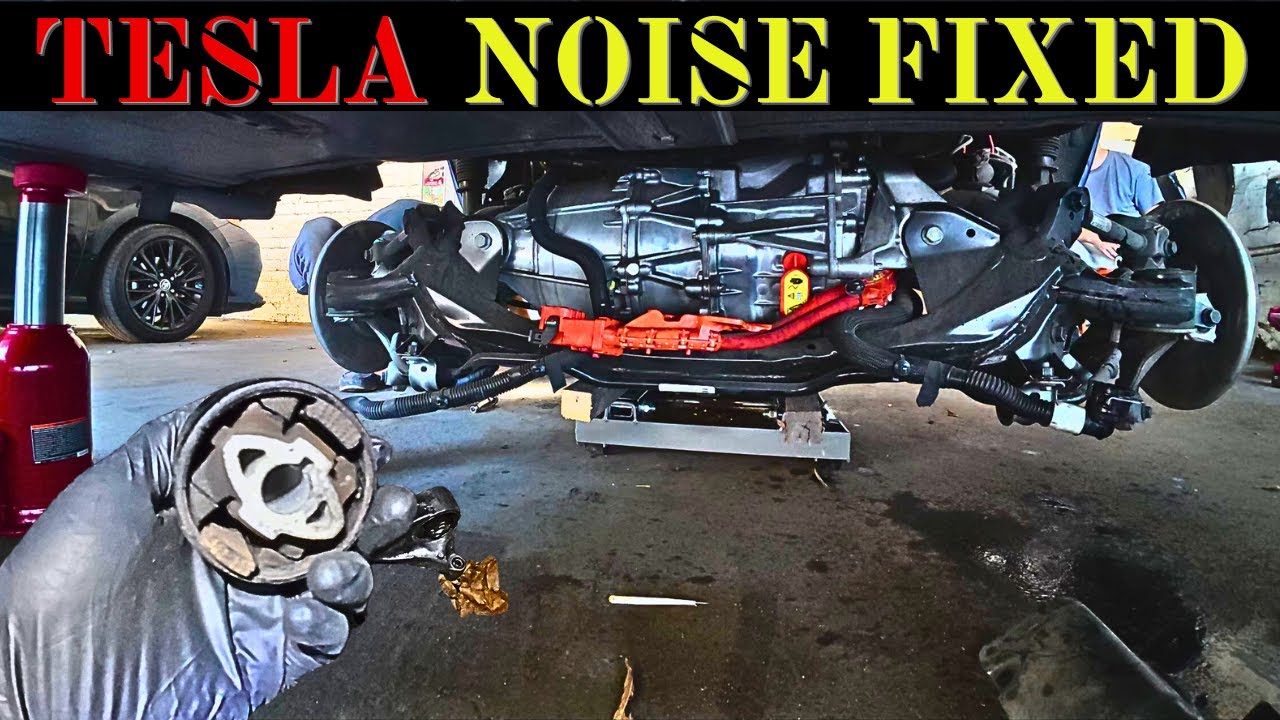 Tesla Model 3, Y Drive Unit Bushings Replacement | Bad Noise Is FIXED ...