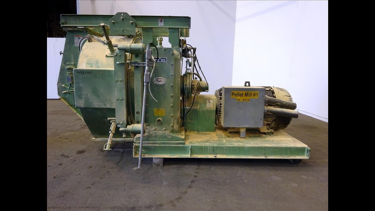 Used- California 7000 Series Pellet Mill, Model 7932-12 - stock ...