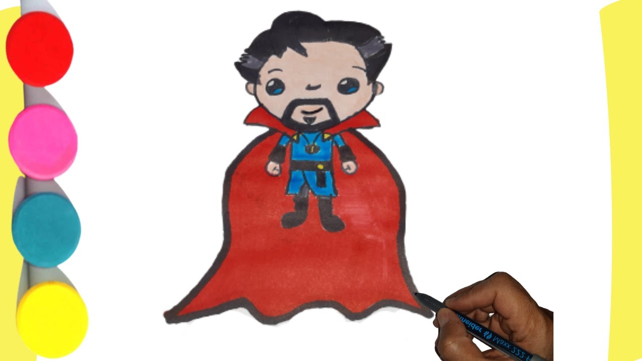 How to draw Doctor strange full body | Doctor strange Drawing, Painting ...