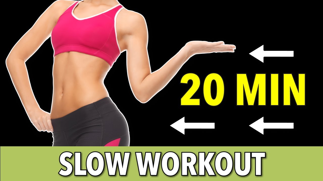 20-Min Slow Pilates-Like Workout For Stress Relief And Slim Body - YouTube
