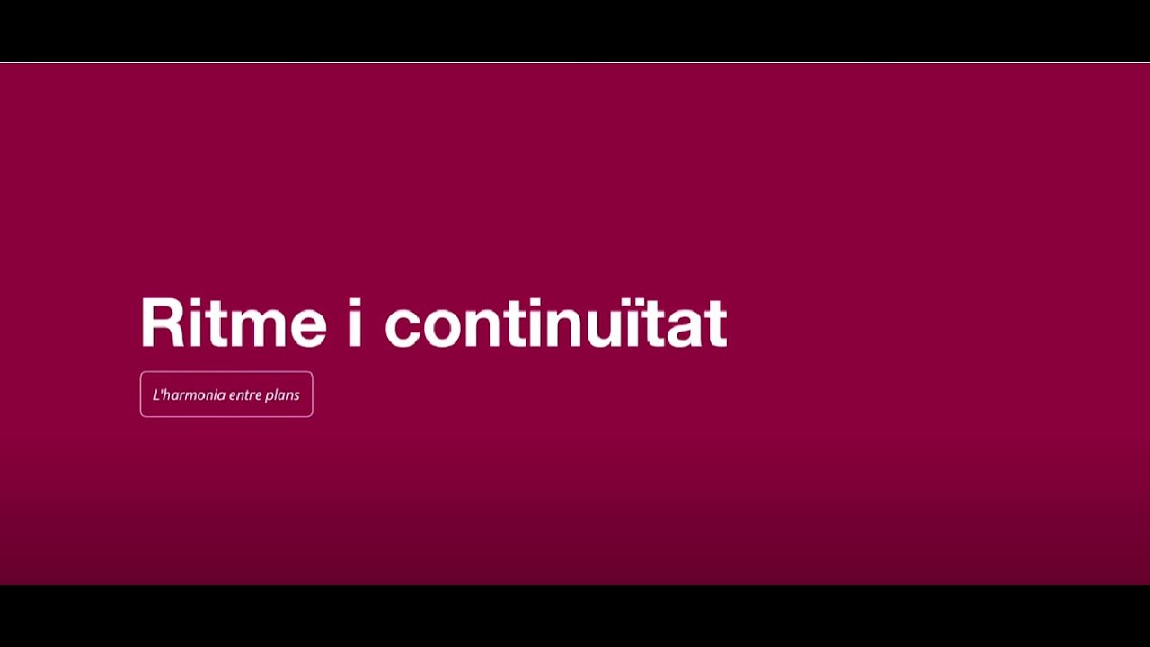 Focus 09 - Continuïtat i ritme - YouTube