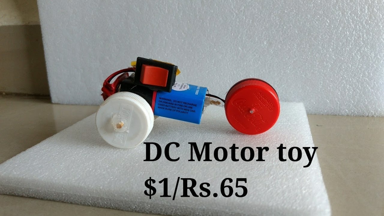 DIY: How to make very fast DC motor toy car - YouTube