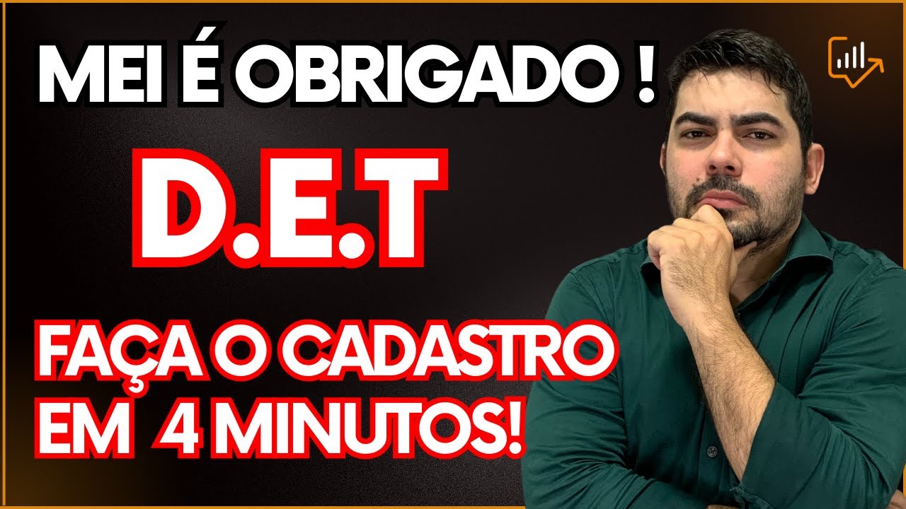 Como CADASTRAR O MEI NO DET (Como realizar o cadastro do DET PARA MEI ...