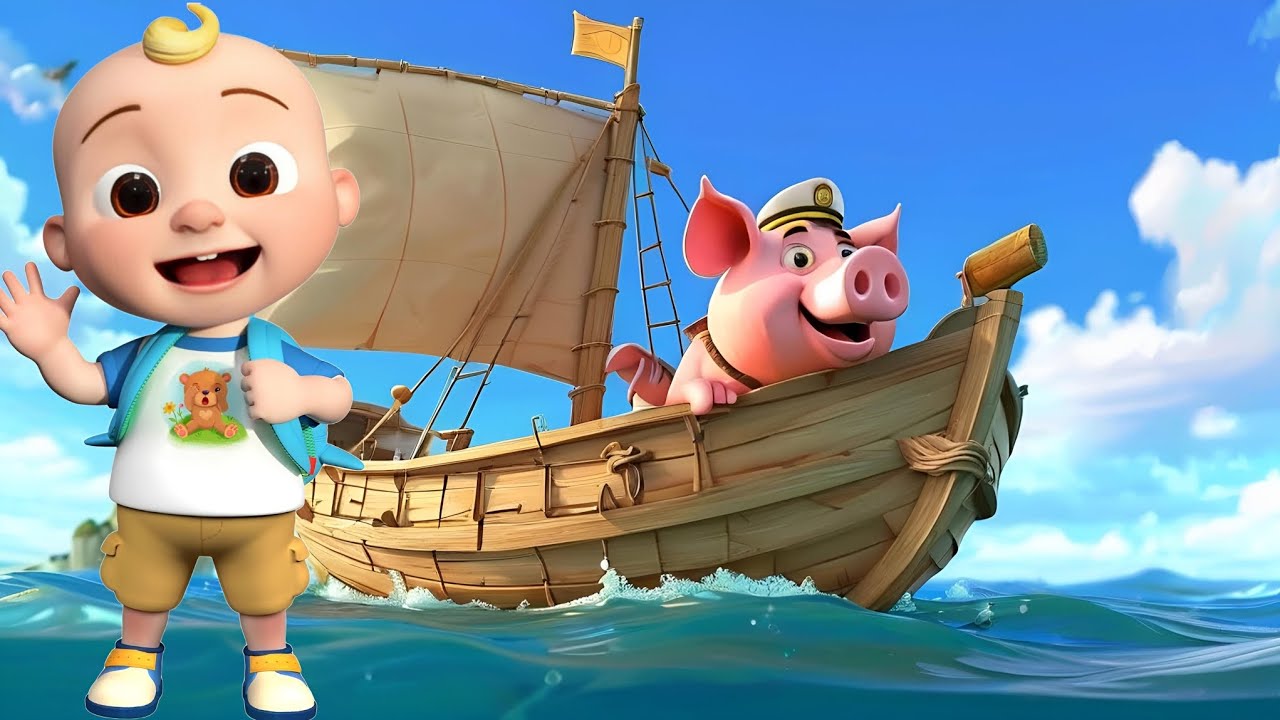 The Pig Ships Sail 🚢 | Nursery Rhymes & Kids Songs - YouTube