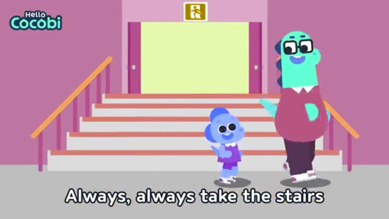 Cocobi ''Don't ride the elevator, always take the stairs" Effects ...
