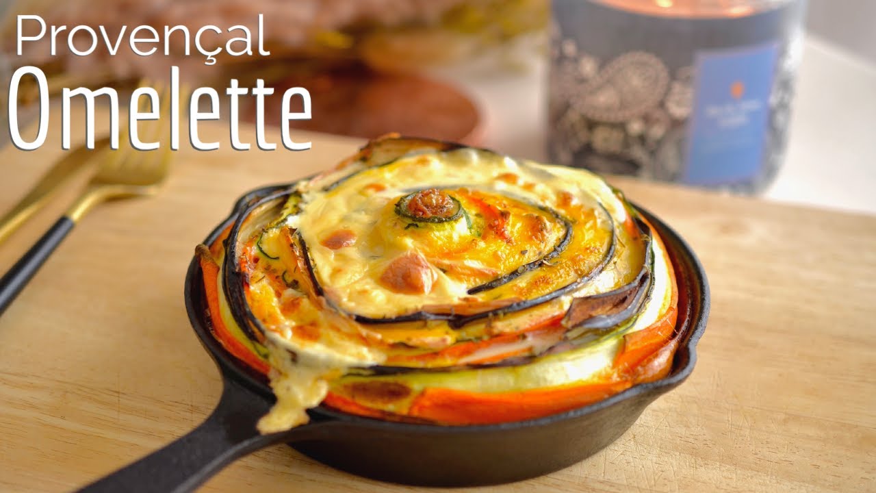 I made a 🇫🇷 French Provençal style Baked Omelette | 5️⭐ Recipe ️ ...