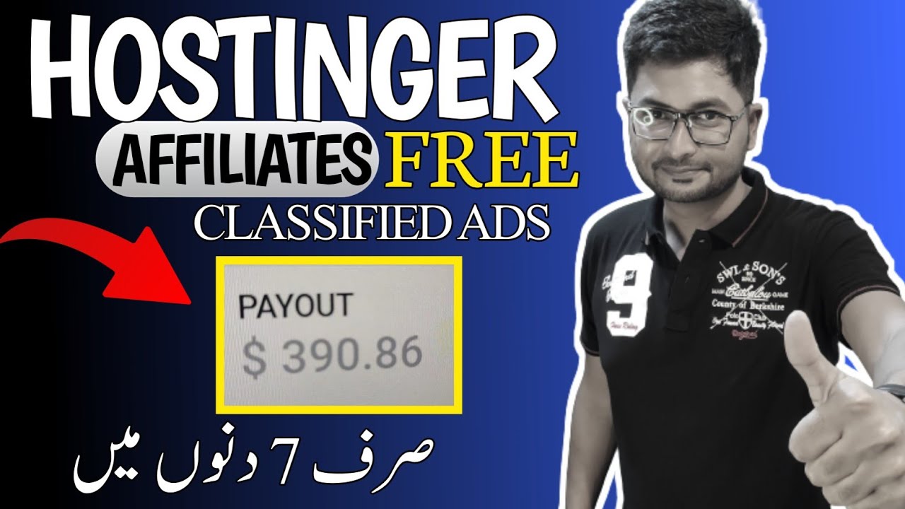 🤑I Made $390 in 7 Days | Hostinger Affiliate Marketing With Free ...
