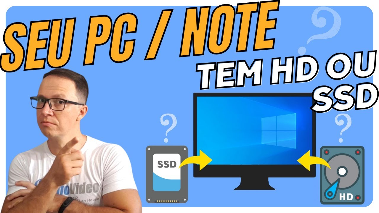 Como Saber se Meu PC ou Notebook tem HD ou SSD mesmo se o windows não ...