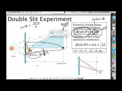 Ch 24 Double Slit Lecture - YouTube