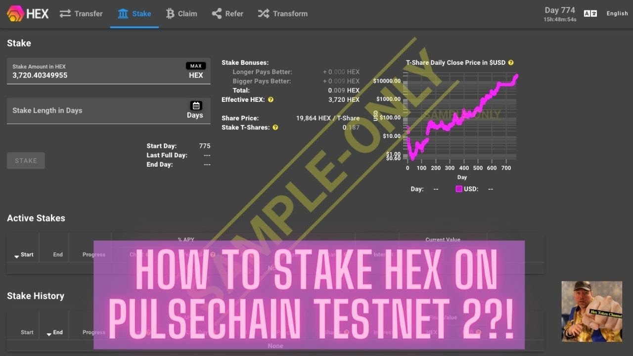 How to Stake Hex on PulseChain Testnet 2?! - YouTube