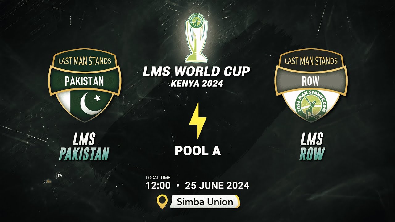 LMS Pakistan vs LMS ROW | World Cup | World Cup - YouTube