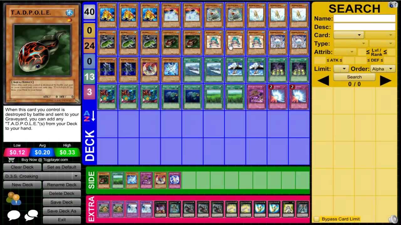 Dueling Network Deck Profile #23: D.3.S. Frogs - Request by Anthony ...