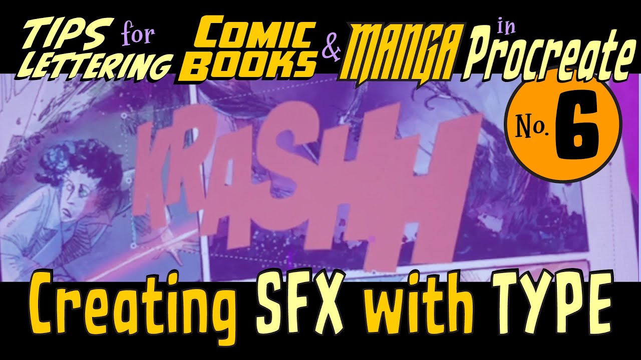 Creating comic book FX with type // Part 6 of "Lettering Comic Books in ...