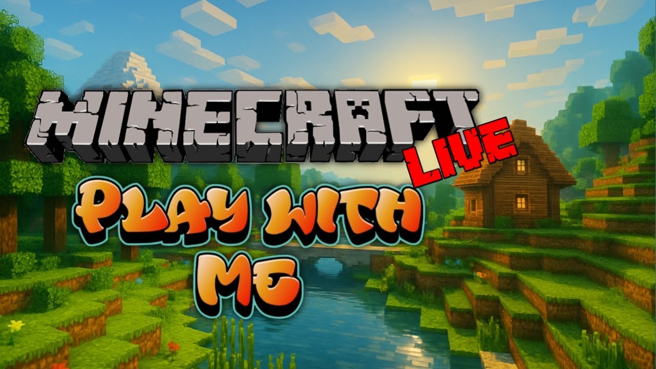 Playing MINECRAFT with Viewers! Join My Crossplay Minecraft Server 🔥 ...