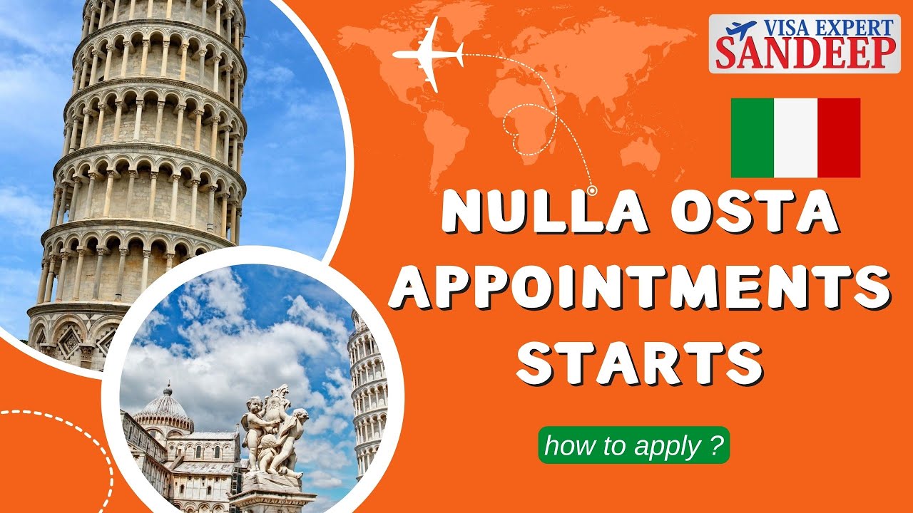 NULLA OSTA Appointments start Italy VFS ? #nullaosta #nulla #itlay # ...