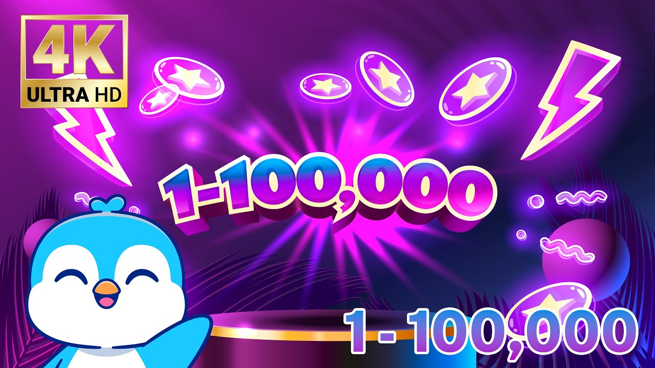 Counting from 1 to 100,000 🔢 | Fun & Energetic Number Countdown with ...