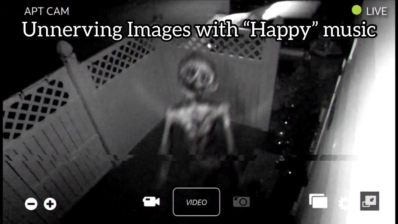 Unnerving Images with the song “Happy” - YouTube Music