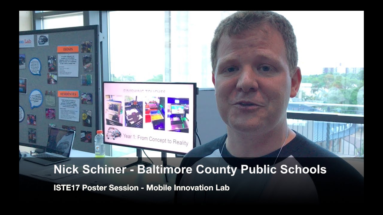 Nick Schiner - Mobile Innovation Lab - ISTE17 Poster Session - YouTube