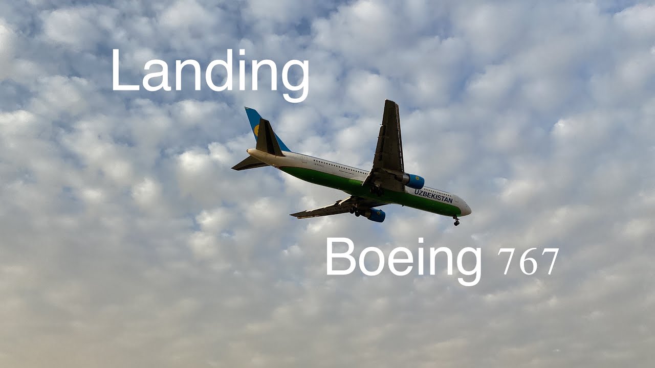 Landing Boeing 767 - YouTube