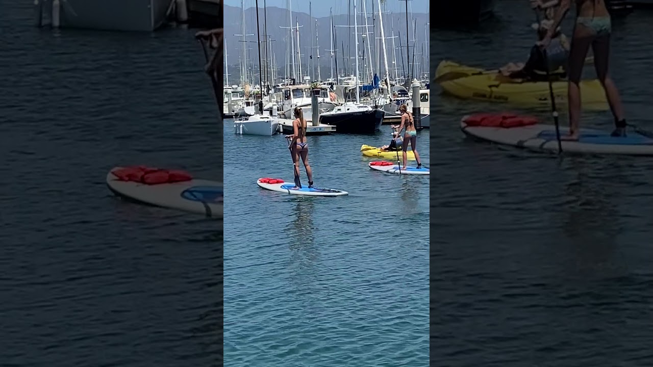 Local Girls Paddle Boarding 02 - YouTube