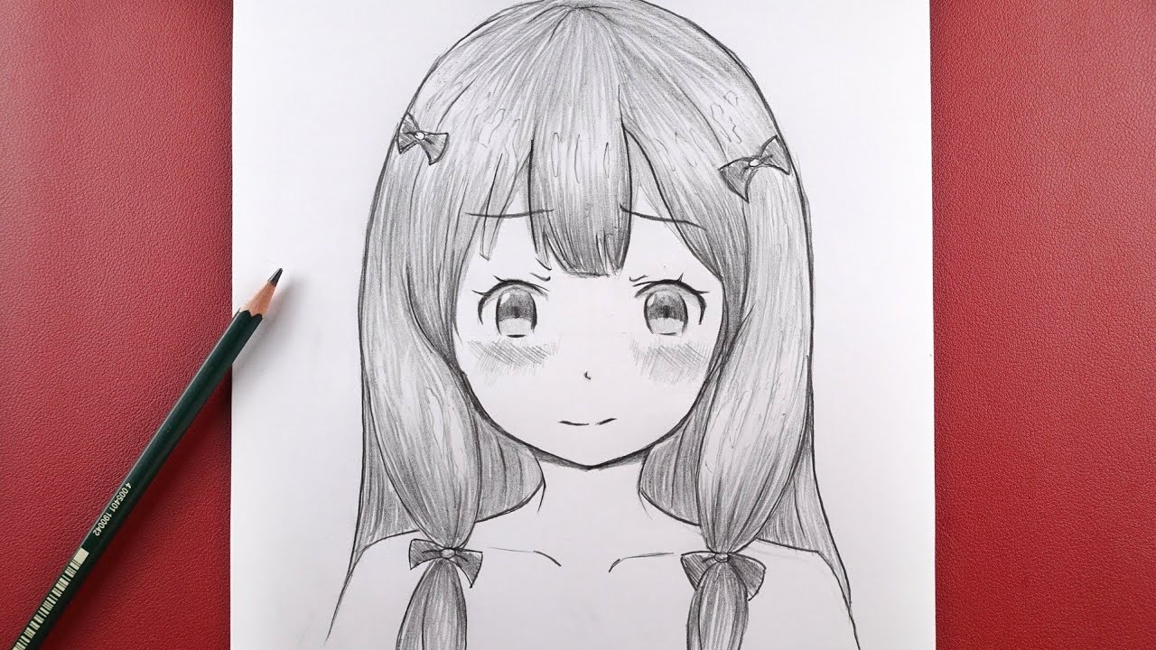 Anime drawing | How to Draw Anime Ggirl | Drawing Anime Girl - YouTube