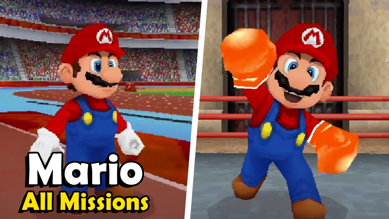 Mario & Sonic at the Olympic Games DS - All Mario Missions - YouTube