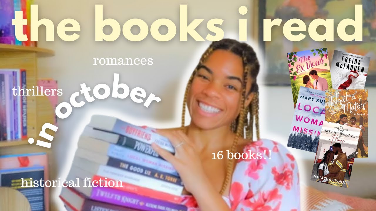 i read 16 books in october…here are my thoughts 💘 - YouTube