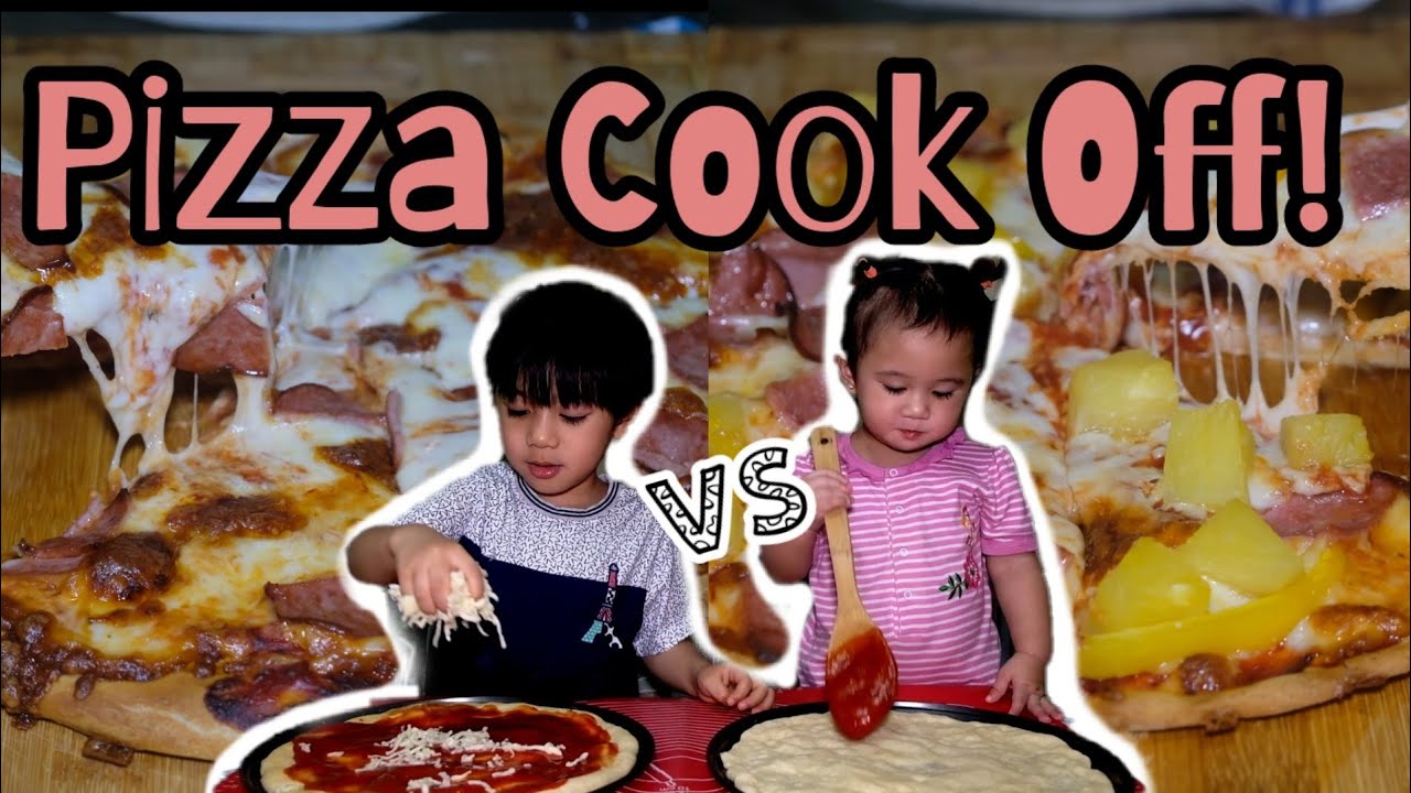 Pizza cook off Challenge! Recipe by Caca and Kuku - YouTube