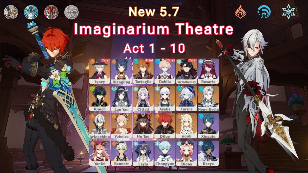 New 5.7 Imaginarium Theater Act 1 - Act 10 | Pyro/Hydro/Cryo | July ...