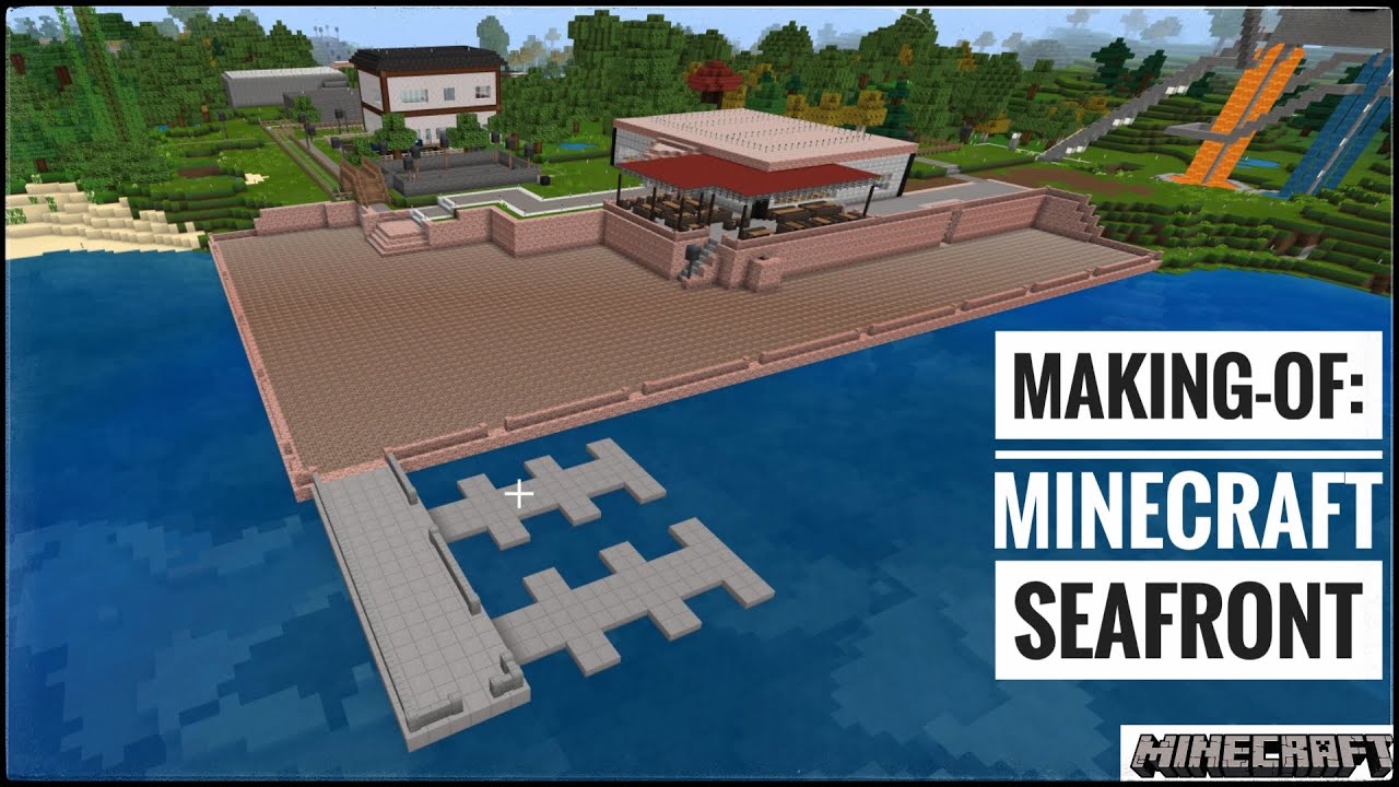 MINECRAFT Creative: Seafront Making-Of Part 2 - YouTube