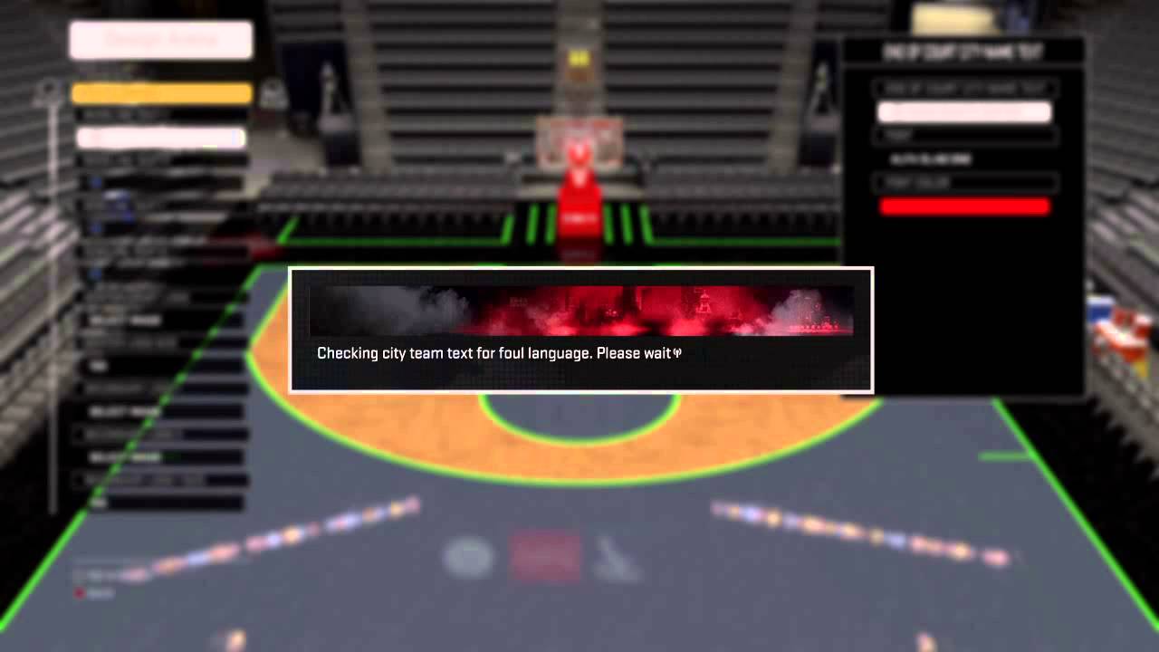NBA 2k16 My Team Creating my Arena - YouTube