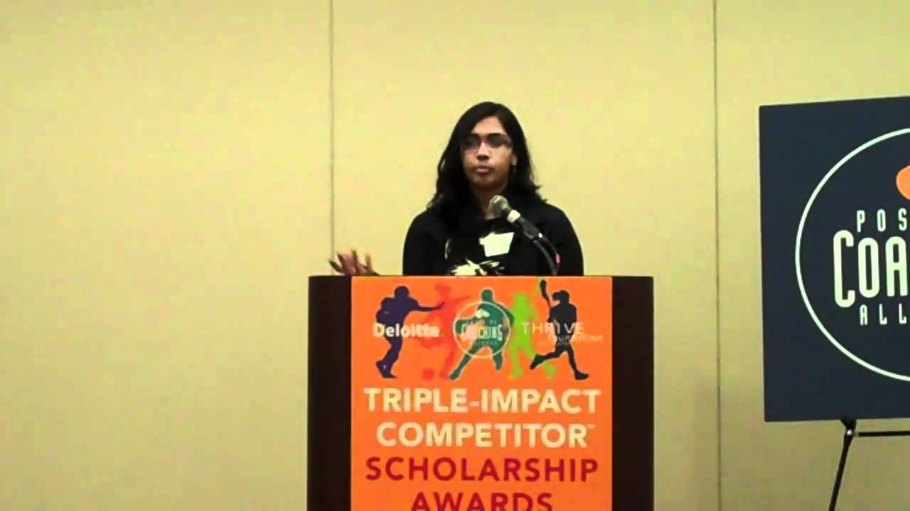 Labiba Ahmed Wins Triple-Impact Competitor Award - YouTube