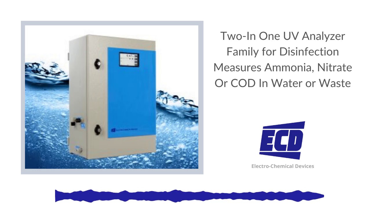 Two-In-One UV Analyzer Family for Disinfection Measures Ammonia ...