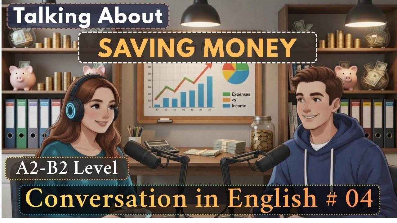 Saving Money in English | Easy Conversation for Beginners | Speak ...
