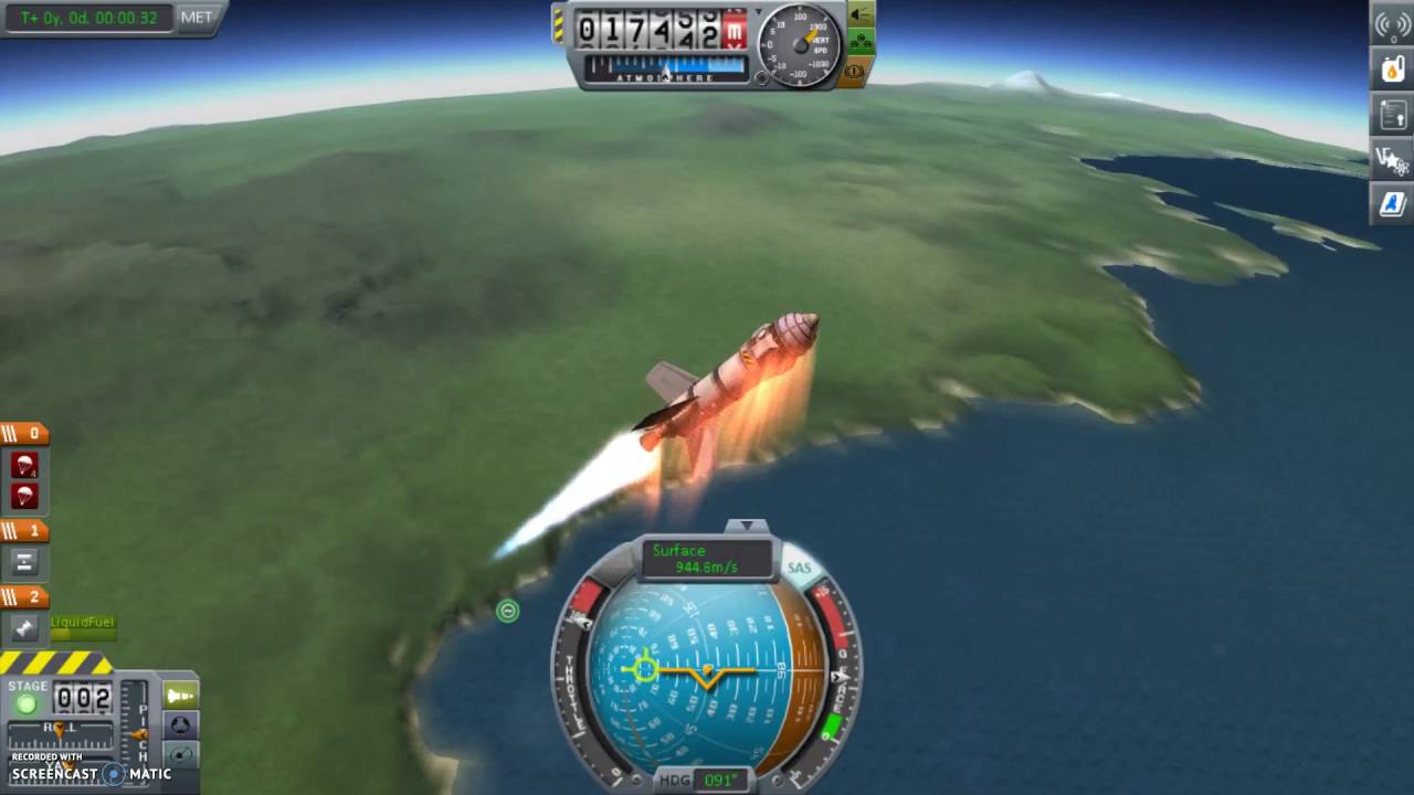 KSP#3/ We escaped the Atmosphere!!! - YouTube