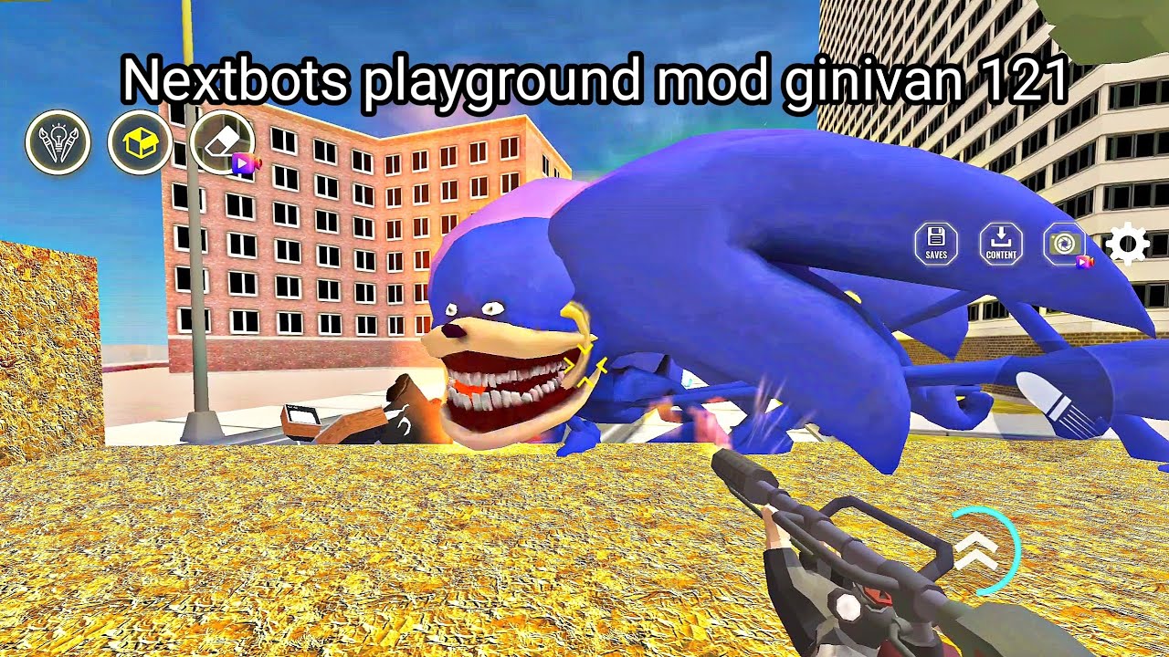 Nextbots playground mod ginivan 121 - YouTube