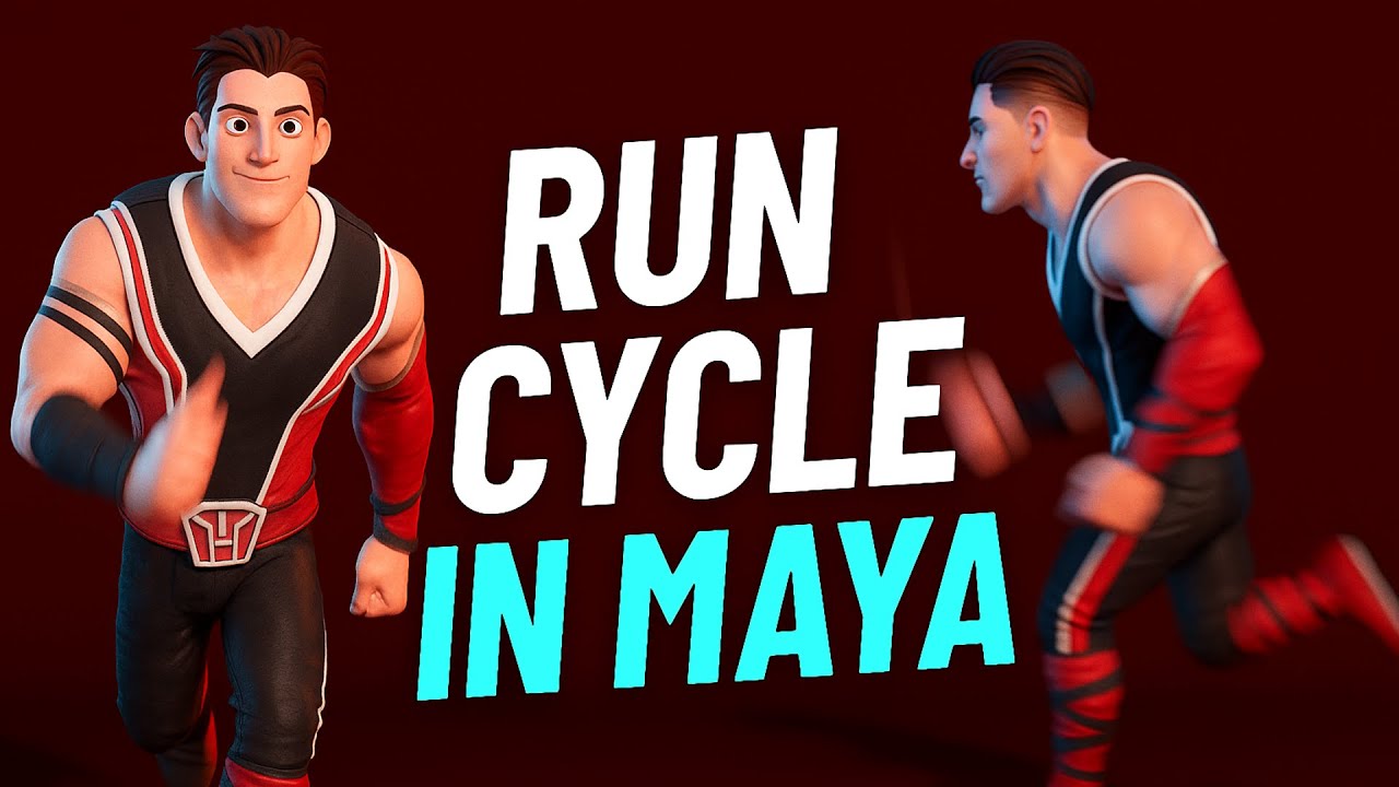 Run Cycle Animation in Maya #animation - YouTube
