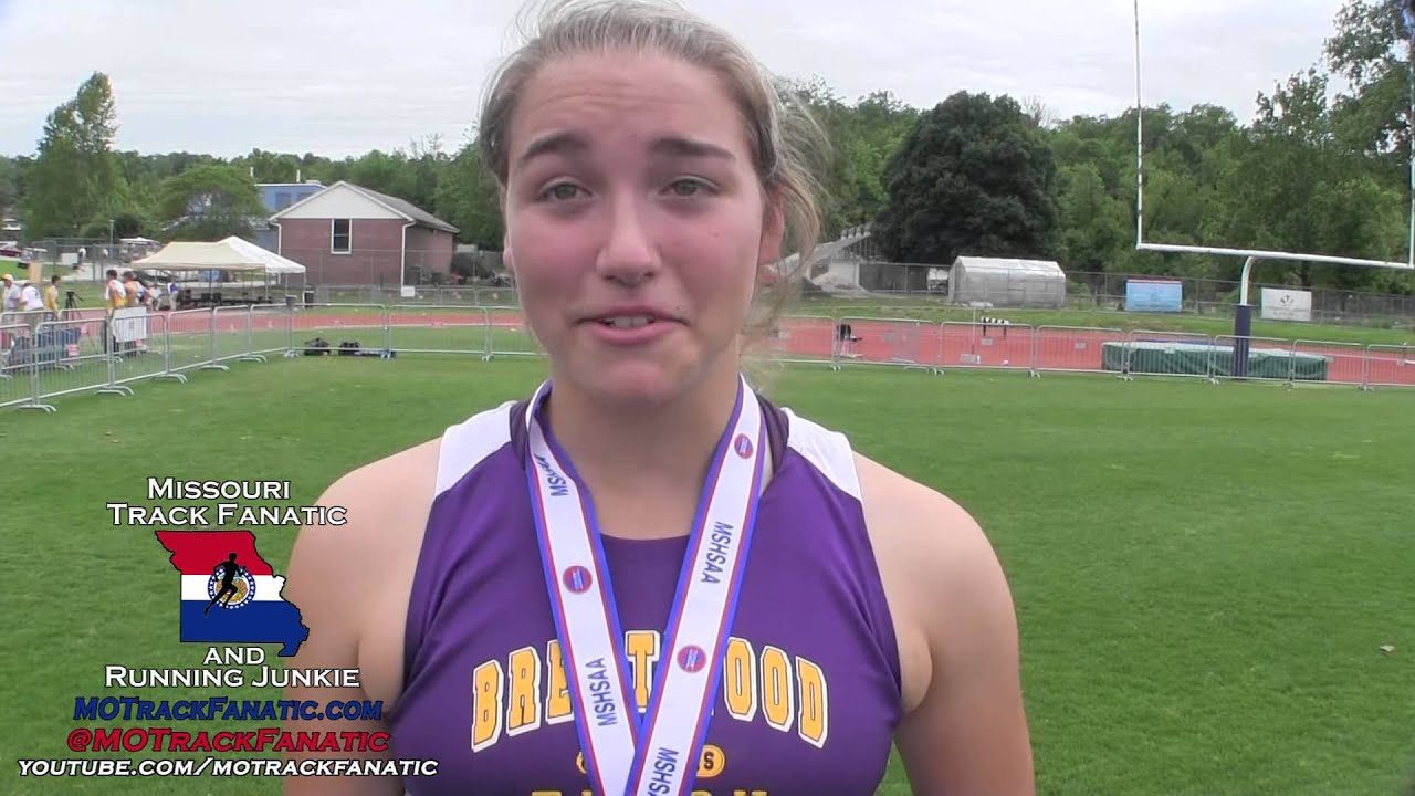 Sophia Rivera US#1 51-1 in Shot Put &MR, 2015 MO State Track - YouTube