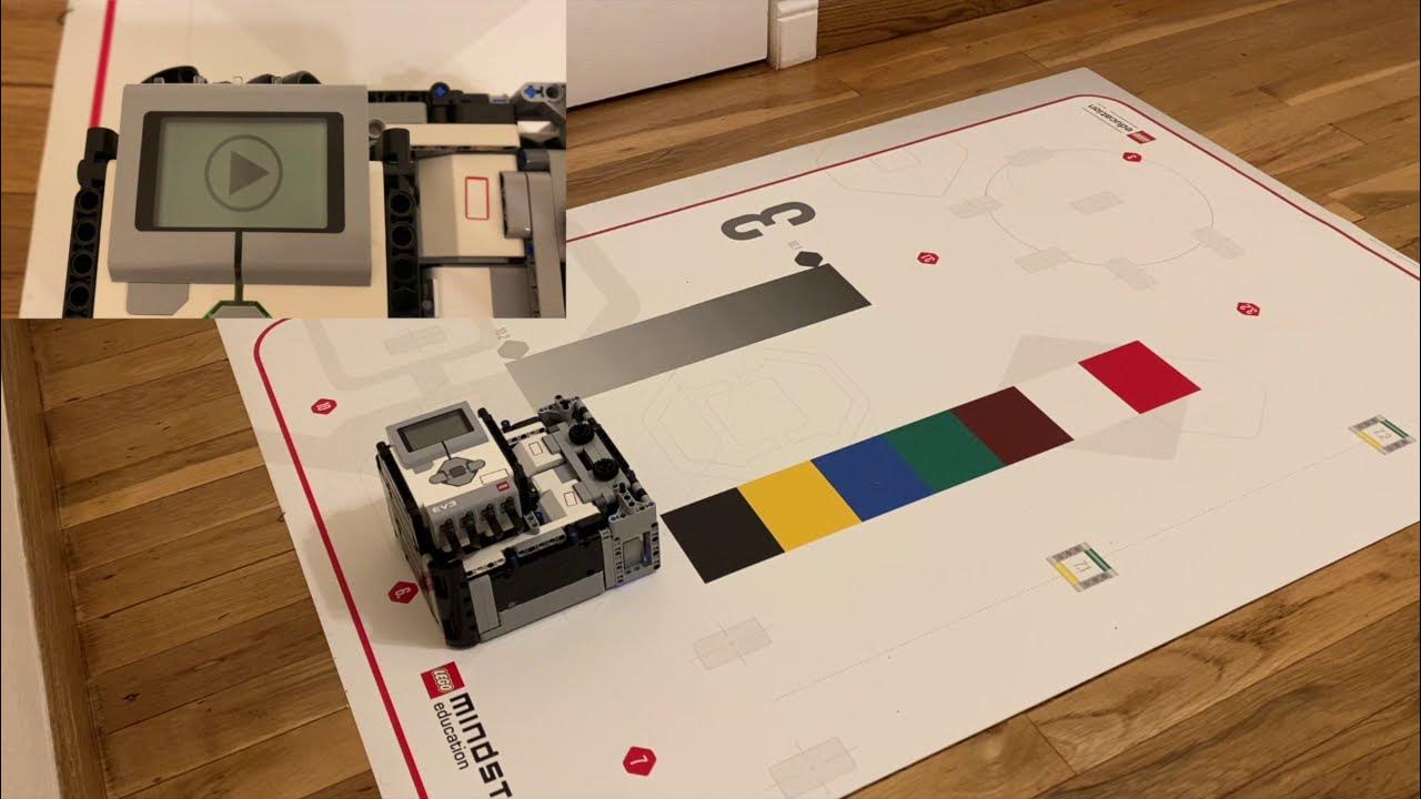 Displaying Text on the EV3 Brick by Detecting Colors | Lesson 10 | EV3 MicroPython - YouTube