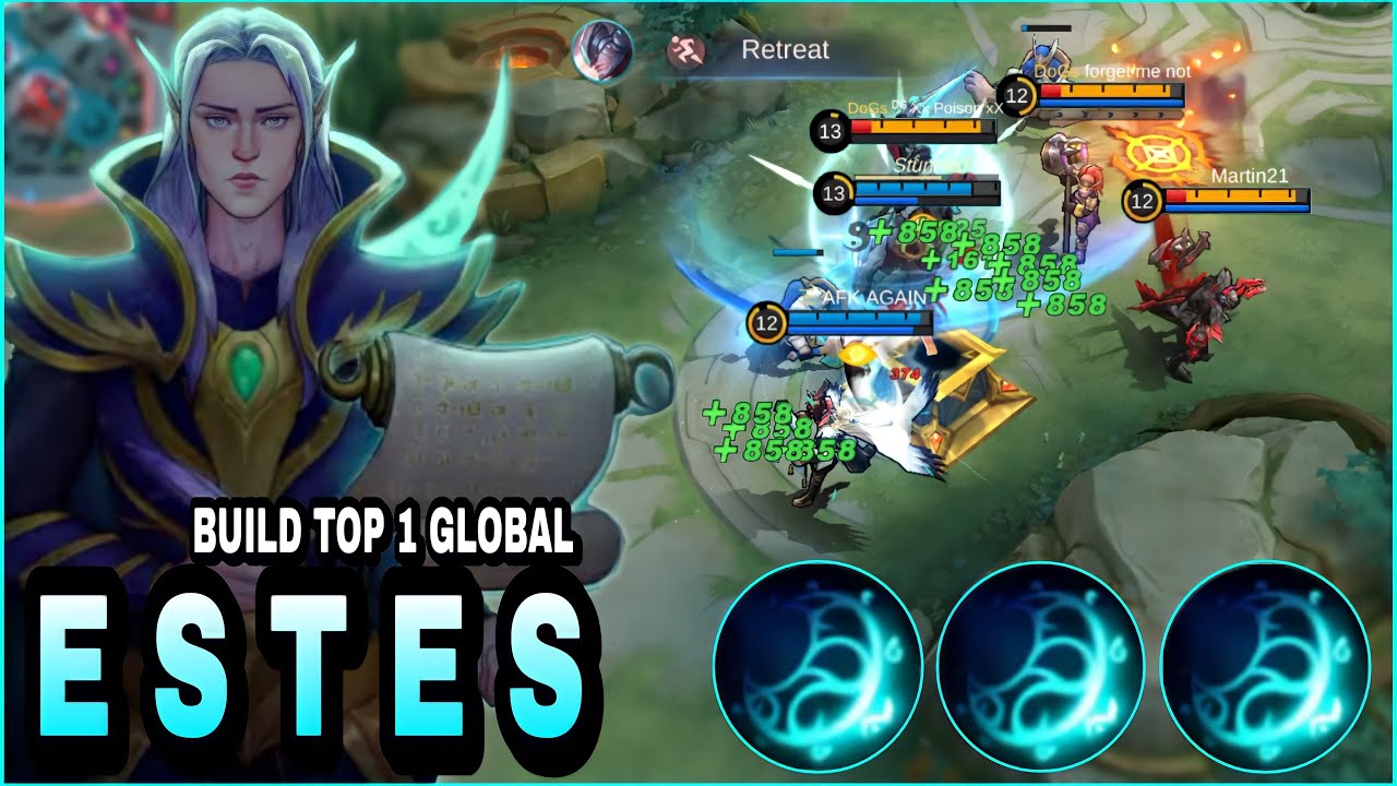 Estes Best Build - Nonstop Heal - Build Top 1 Global Estes ~ MLBB - YouTube