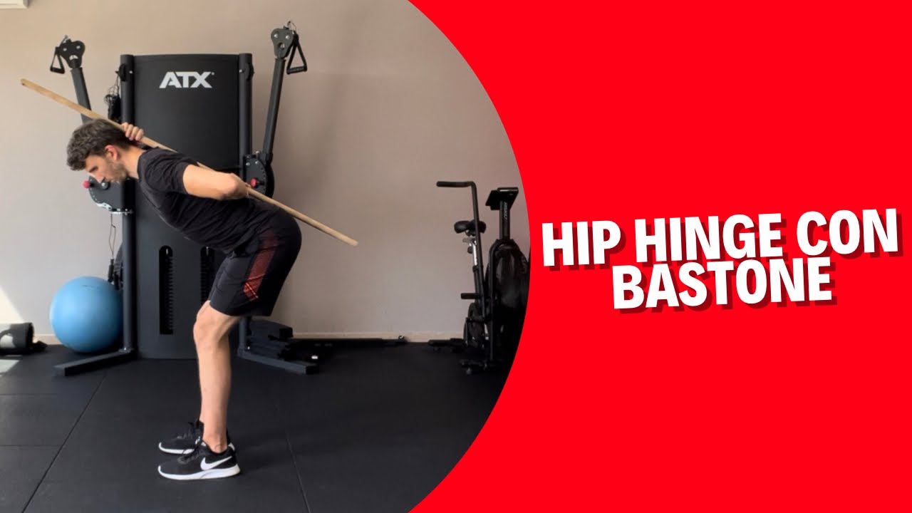 Hip hinge con bastone - YouTube