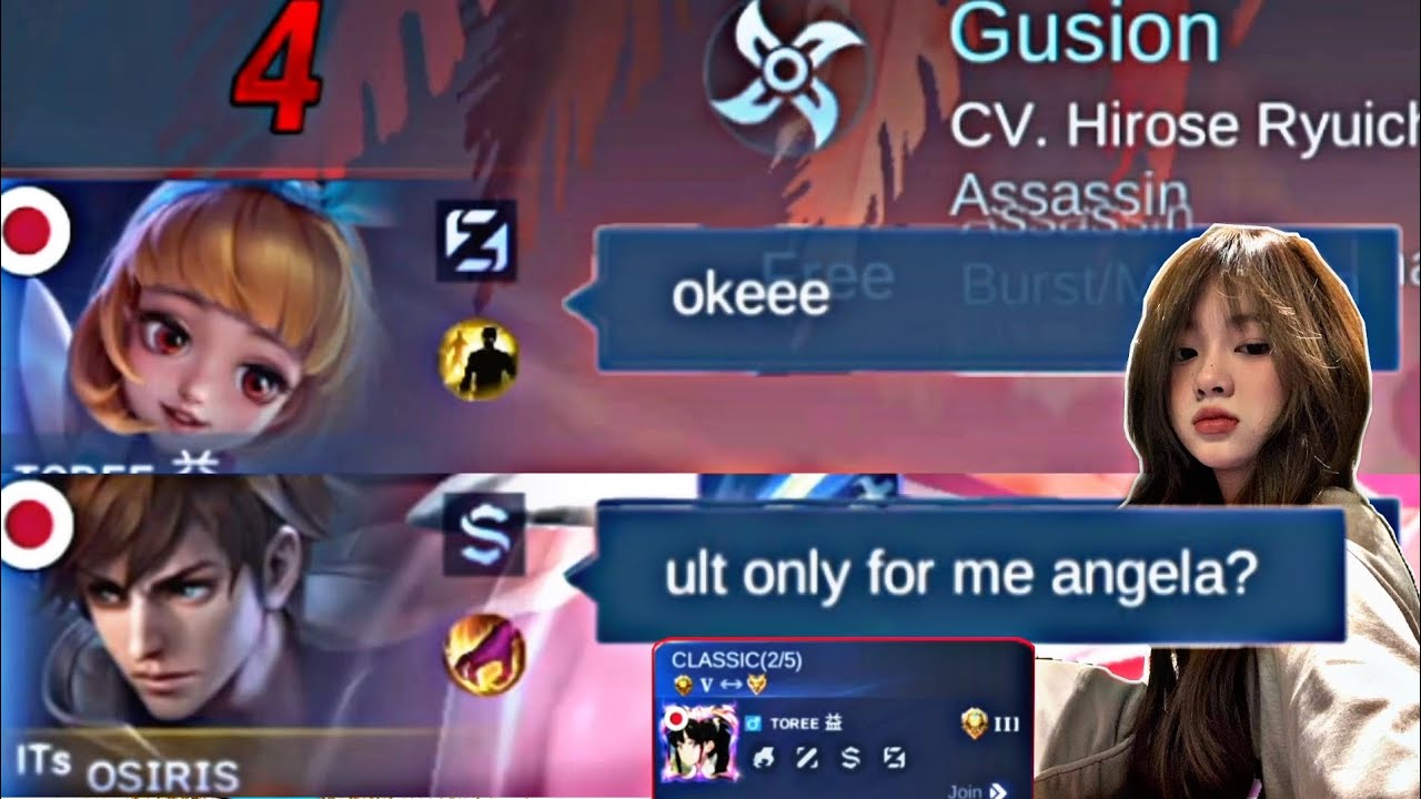 I WENT SOLO IN RANDOM LOBBY AND MET THIS GIRL | WATCH TILL THE END |GUSION GAMEPLAY | OSIRIS ...