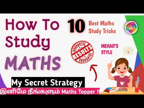 How To Become Maths Topper 💯 Secret Study Tricks To Get 100/100 In ...