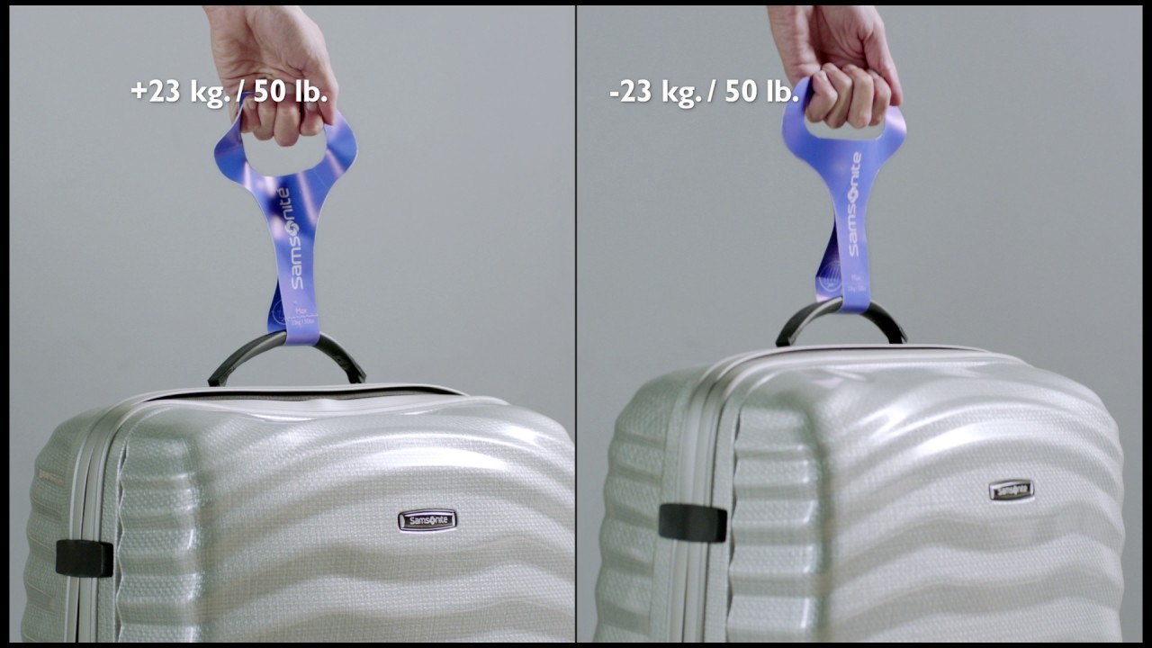 Samsonite Weight Tag - YouTube