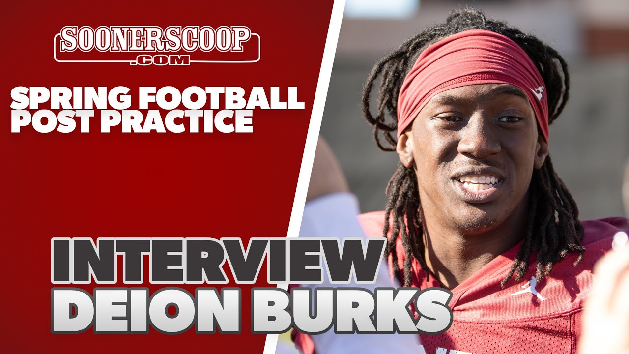 SPRING PRACTICE: Deion Burks Post Practice 4/12 - YouTube